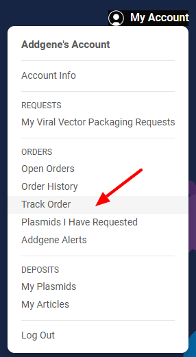 How can I check the status of my order? – Addgene Help Center